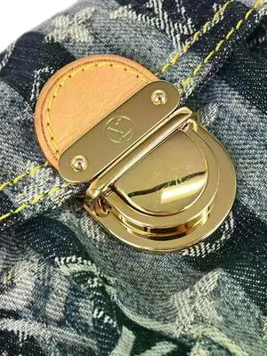 LOUIS VUITTON Mini Pleaty Raye Monogram Denim Shoulder Bag