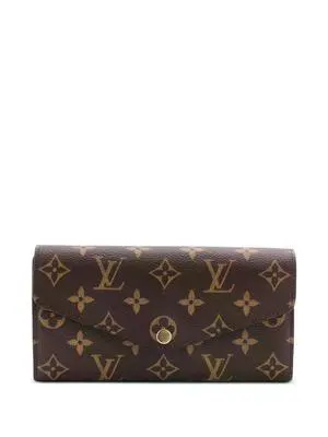 LOUIS VUITTON Sarah Wallet Nm Monogram Canvas Small Wallets - Brown