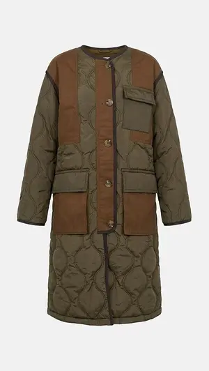 3.1 Phillip Lim Quilted Nylon Combo Coat