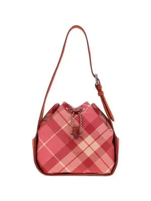 VIVIENNE WESTWOOD Stacey Tartan Bucket Bag