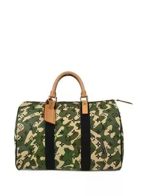 LOUIS VUITTON Speedy 35 Monogramouflage Handbag - Green