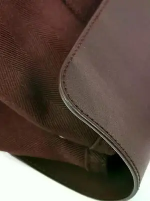 Hermès 2006 Valparaiso Pm Toile Chevrons Tote Bag