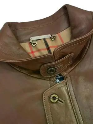 Burberry Zip-up Sheepskin Jacket