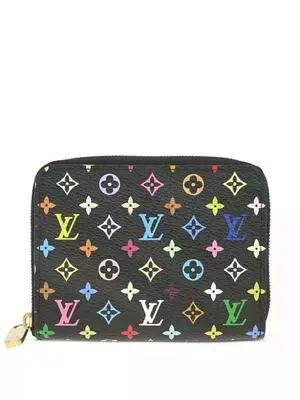 LOUIS VUITTON 2012 Zippy Monogram Multicolor Wallet - Black