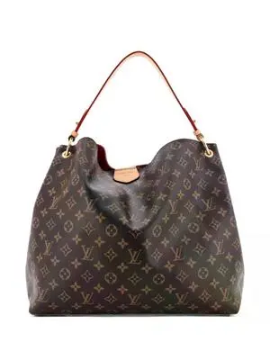 LOUIS VUITTON Graceful Handbag Monogram Canvas Mm Hobo Bag