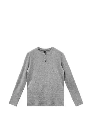 Chrome Hearts Waffle-knit Long-sleeve T-shirt - Grey