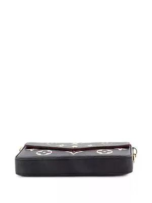LOUIS VUITTON Felicie Pochette Bicolor Monogram Empreinte Giant Crossbody Bag