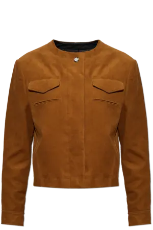 Tory Burch Corduroy Jacket With Pockets - Brown