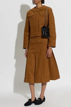 Tory Burch Suede Loafers ‘lock Smoking