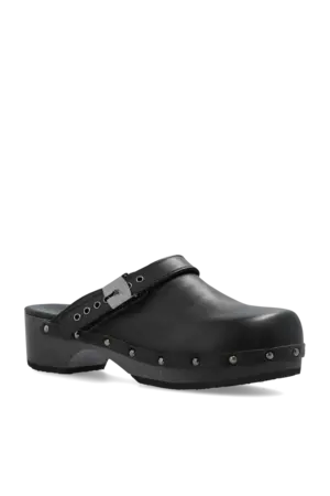 DR. SCHOLL'S SHOES Leather Mules ‘pescura Robin
