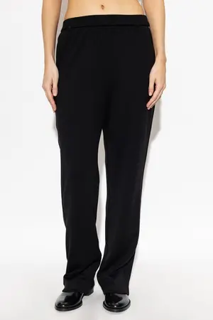 Max Mara Wool Trousers 'feltre - Black