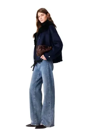 Maje Short Double-faced Coat