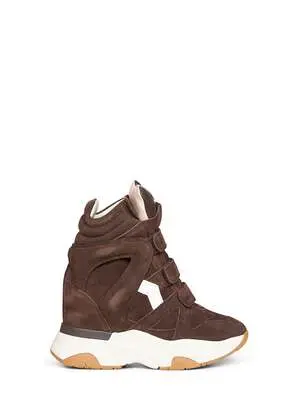 Isabel Marant Étoile Chocolate Suede Balskee Sneakers - Multicolor