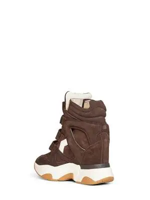 Isabel Marant Étoile Chocolate Suede Balskee Sneakers