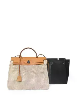 Hermès 2003 Gm Herbag Tote Bag - Neutrals