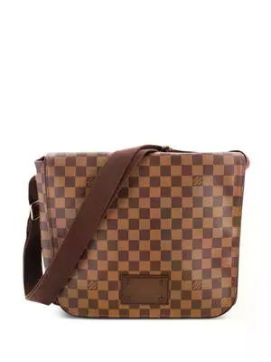 LOUIS VUITTON Brooklyn Handbag Damier Mm Crossbody Bag - Brown