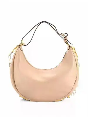 Fendi Fendigraphy Bag Leather Small Hobo Bag