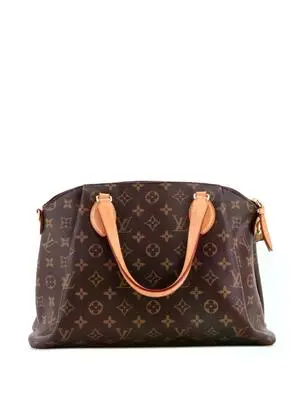 LOUIS VUITTON Rivoli Handbag Monogram Canvas Mm Satchel - Brown