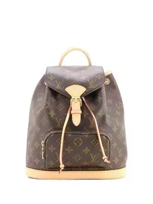 LOUIS VUITTON Montsouris Nnm Monogram Canvas Pm Backpack - Brown