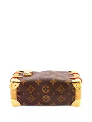 LOUIS VUITTON Side Trunk Handbag Monogram Canvas Pm Shoulder Bag - Brown