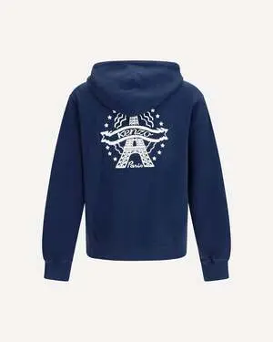 Kenzo Eiffel Tower Deign Cotton Hoodie