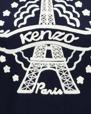 Kenzo Eiffel Tower Design Wool Hoodie