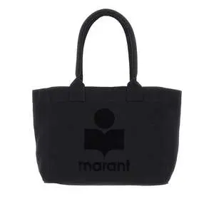 Isabel Marant Étoile Yenky Zipped' Canvas Tote Bag - Black