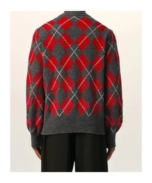 AMI Paris Long-sleeve Knit Top
