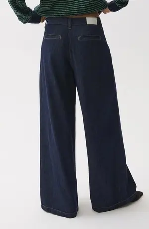 PISTOLA Delphine High Waist Wide Leg Jeans