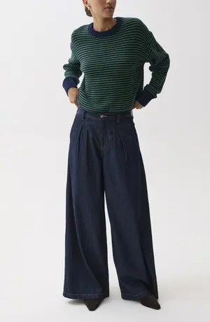 PISTOLA Delphine High Waist Wide Leg Jeans
