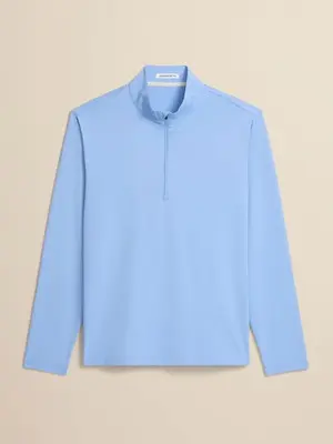 ASHWORTH GOLF D Street 1/4 Zip - Chambray