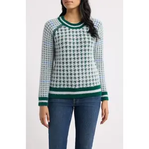 CITY BLUES Raglan Sleeve Sweater - Forest