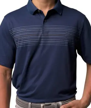 ASHWORTH GOLF Walk On Polo - Driver Navy/multi