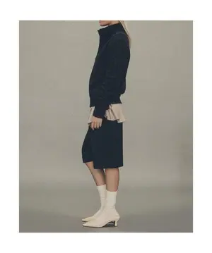 ENTIRE STUDIOS Ribbed High-neck Sweatshirt