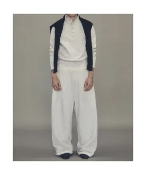 ENTIRE STUDIOS Button-up High-neck Sweater