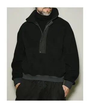 ENTIRE STUDIOS Fleece-texture Panelled Sweater