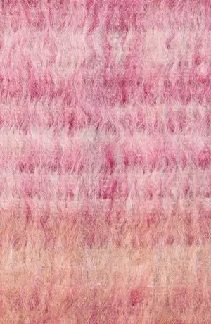 Acne Studios Vibot Mohair & Wool Blend Fringe Scarf - Pink/fuchsia