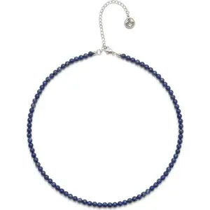 SEVEN SAINTS Lapis Lazuli Intuition Choker - Silver