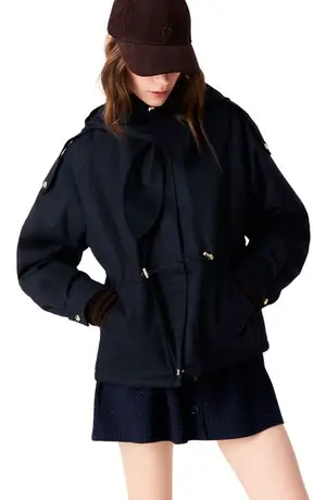 Maje Mid-length Quilted Parka