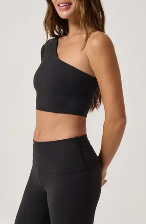 Spiritual Gangster Reece One-shoulder Sports Bra