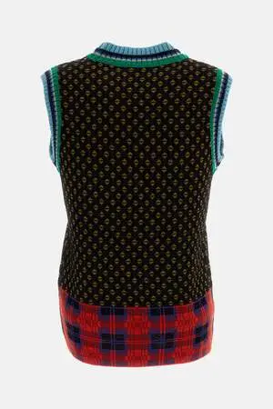 Dries Van Noten Top In Maglia Jacquard