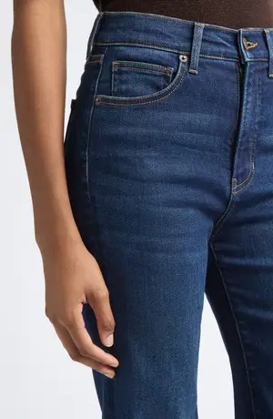 Veronica Beard Joplin High Waist Wide Flare Jeans