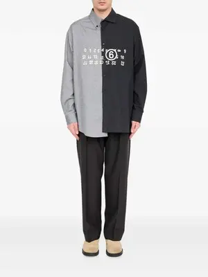 MAISON MARGIELA Shirt With Logo-print Panels
