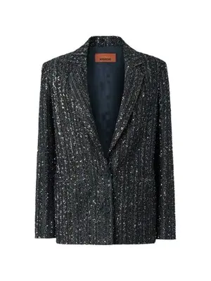 Missoni Striped Sequin Bomber Jacket