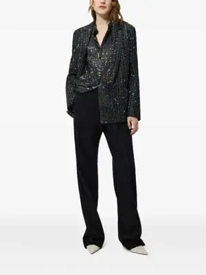 Missoni Striped Sequin Bomber Jacket