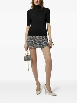 Missoni Zigzag Knit Sequin Skirt