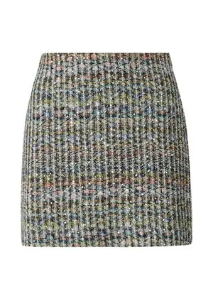 Missoni Sequin Chevron Miniskirt - Multi