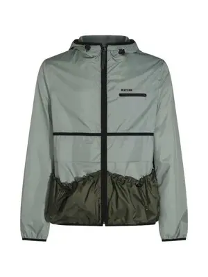 Marni Panelled Hooded Jacket - Grey