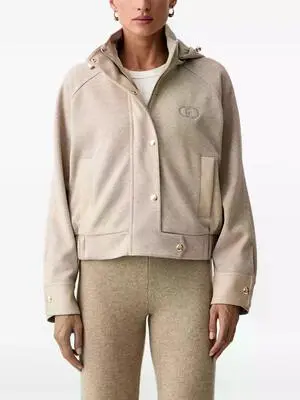 Liu Jo Twill Hooded Jacket
