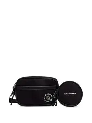 Karl Lagerfeld Logo-print Belt Bag - Black